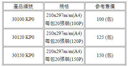 A4去酸環保牛皮紙 30100 KP0、30120KP0、30150 KP0 – 鴻一國際股份有限公司-立強牌檔案夾